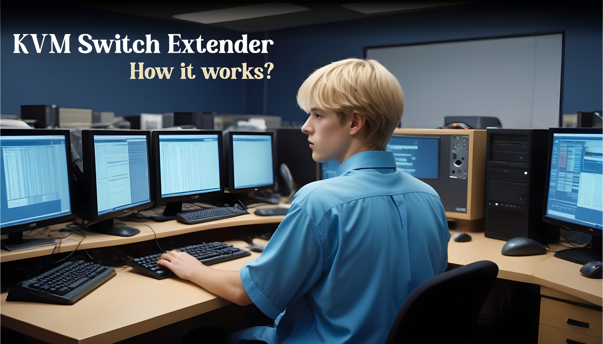 What is a KVM Switch Extender and How does it work? – OREI.COM