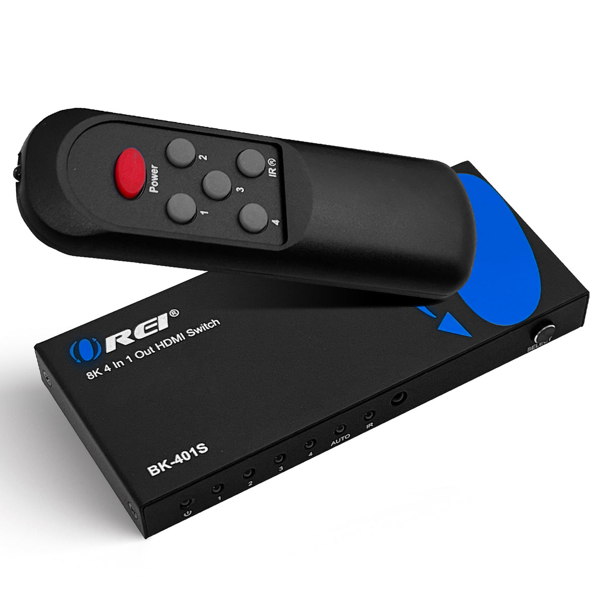 OREI 8K 4-port HDMI™ Switch-BK-401S – OREI.COM