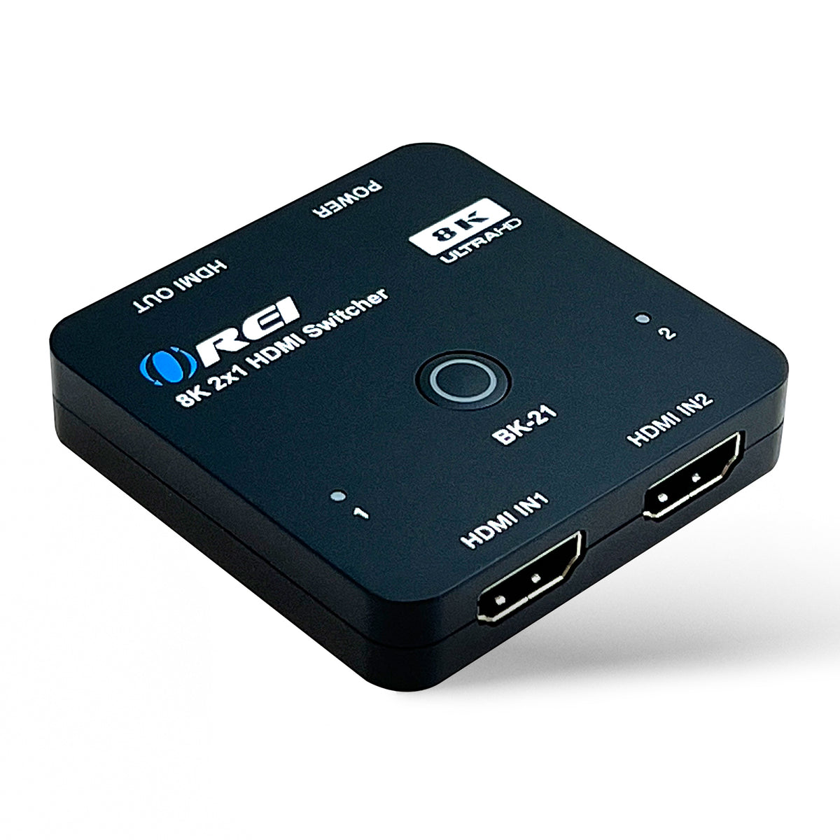2 in 1 out 8K HDMI Switch with Audio Extraction, EDID management, HDR10 ...