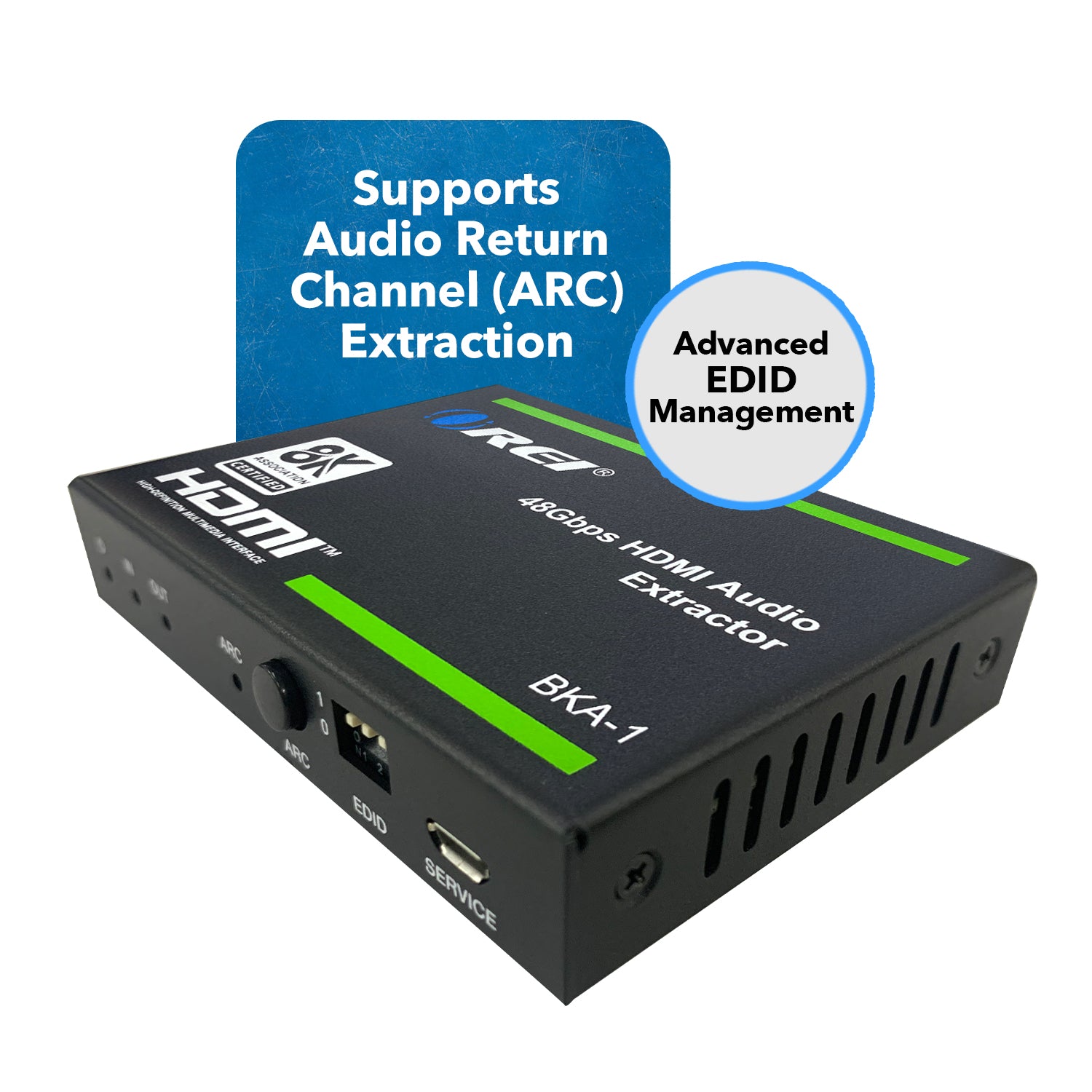 48gbps 8k Audio Extractor With Spdif And Lr Output Dolby Vision Bka