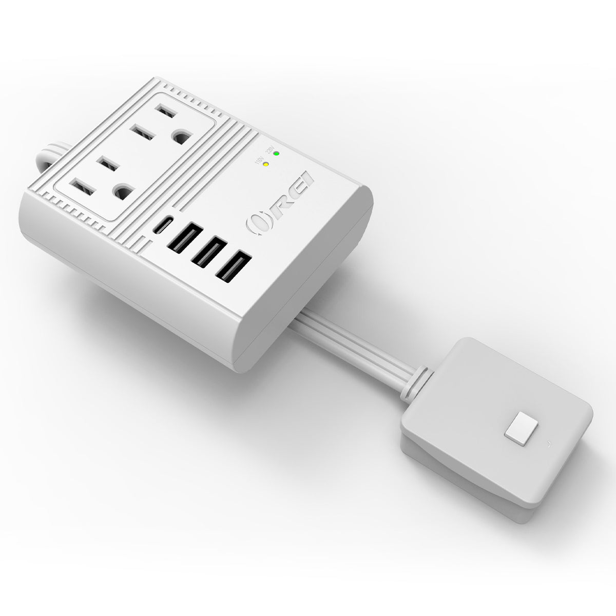 World Travel Plug Adapter with 3 USB + PD 18W USB-C – OREI.COM
