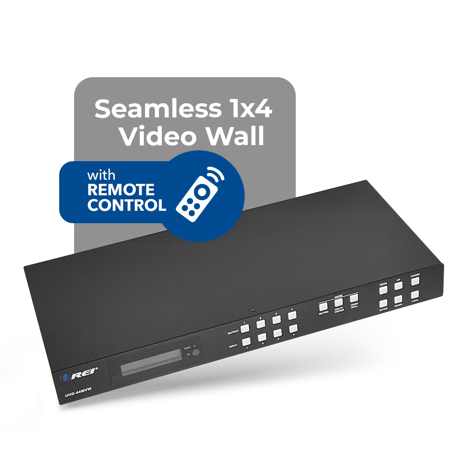 4K@60hz 4x4 HDMI™ Matrix w/ Video Wall (Seamless, Audio Extract, Multi – OREI.COM