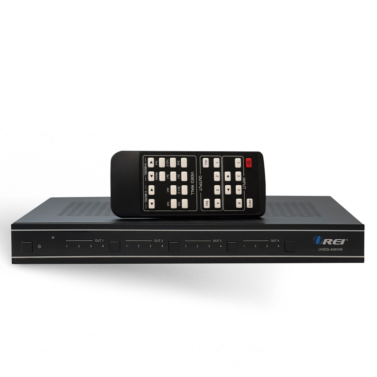 4K@60hz 4x4 HDMI™ Matrix w/ Video Wall (Seamless)-UHDS-404VW | OREI