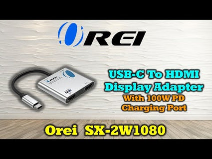 SplitXtend USB 3.1 to HDMI Display Adapter with 100W PD (SX-2W1080 ...