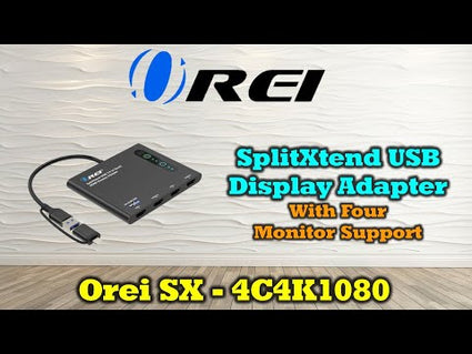SplitXtend USB 3.0 to Quad HDMI Display Adapter (SX-4C4K1080) – OREI.COM