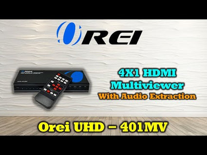 4K@60hz 4-port HDMI™ Seamless Switch w/ Multi Viewer (Audio Extract)-U ...