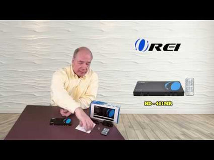 4x1 Seamless Quad Multi Viewer Switch, Full HD 1080p – OREI.COM