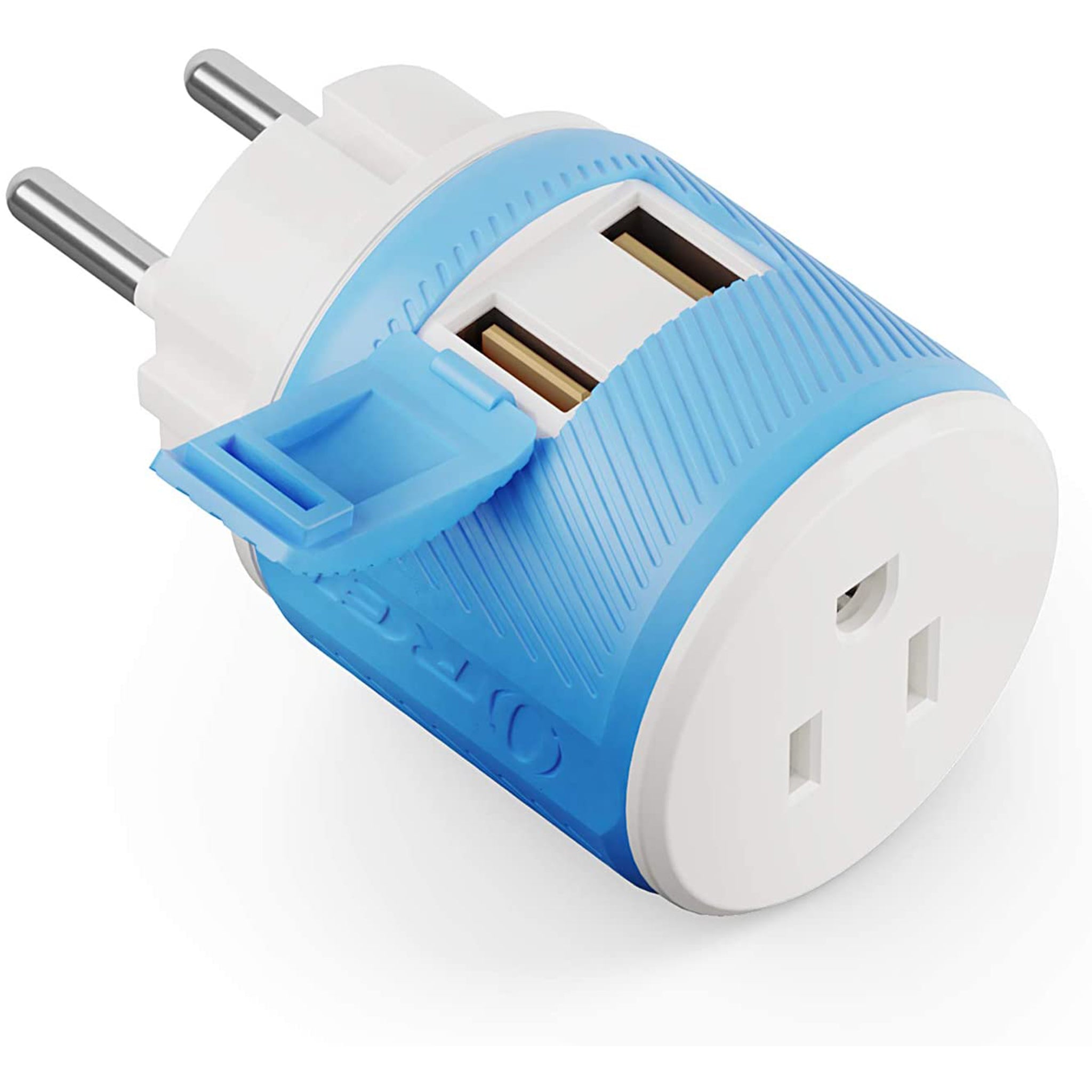 Denmark Travel Adapter - 3 in 1 - 2 USB - Type K - Compact Design (U2U ...
