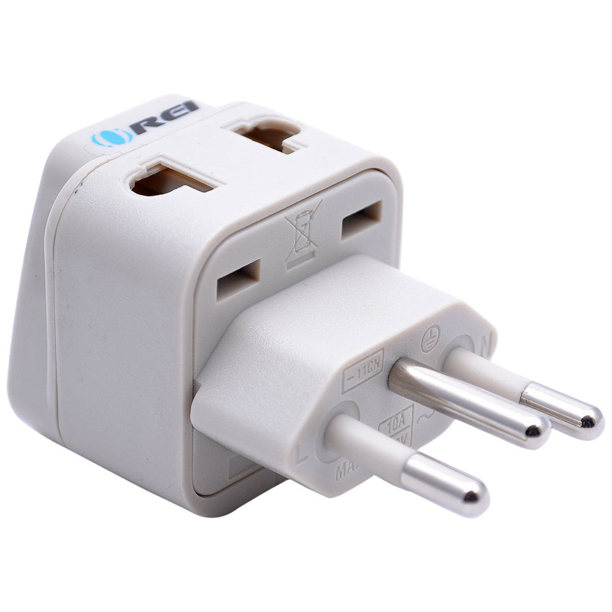 Brazil Travel Adapter - 2 in 1 - Type N – OREI.COM