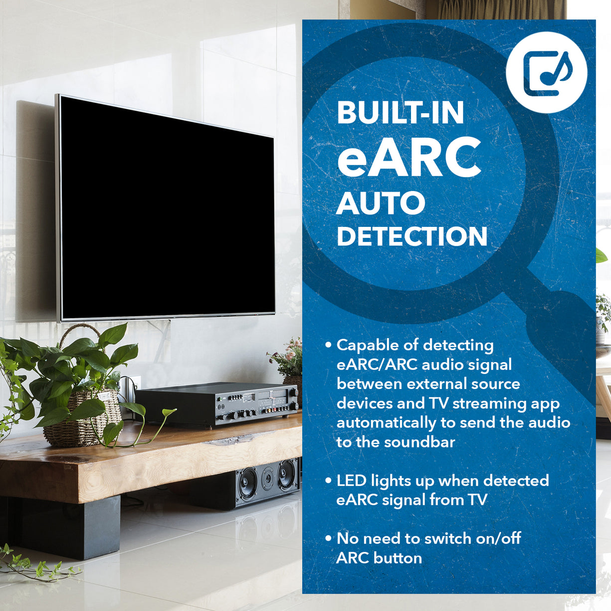 Dual HDMI eARC Audio Extractor 4K@60Hz with Optical Port & 3.5mm jack ...