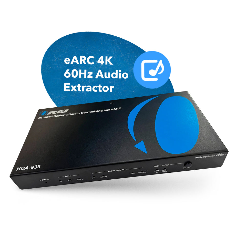 4K HDMI Audio Decoder & Downmixing w/ eARC Extract-HDA-939 – OREI.COM