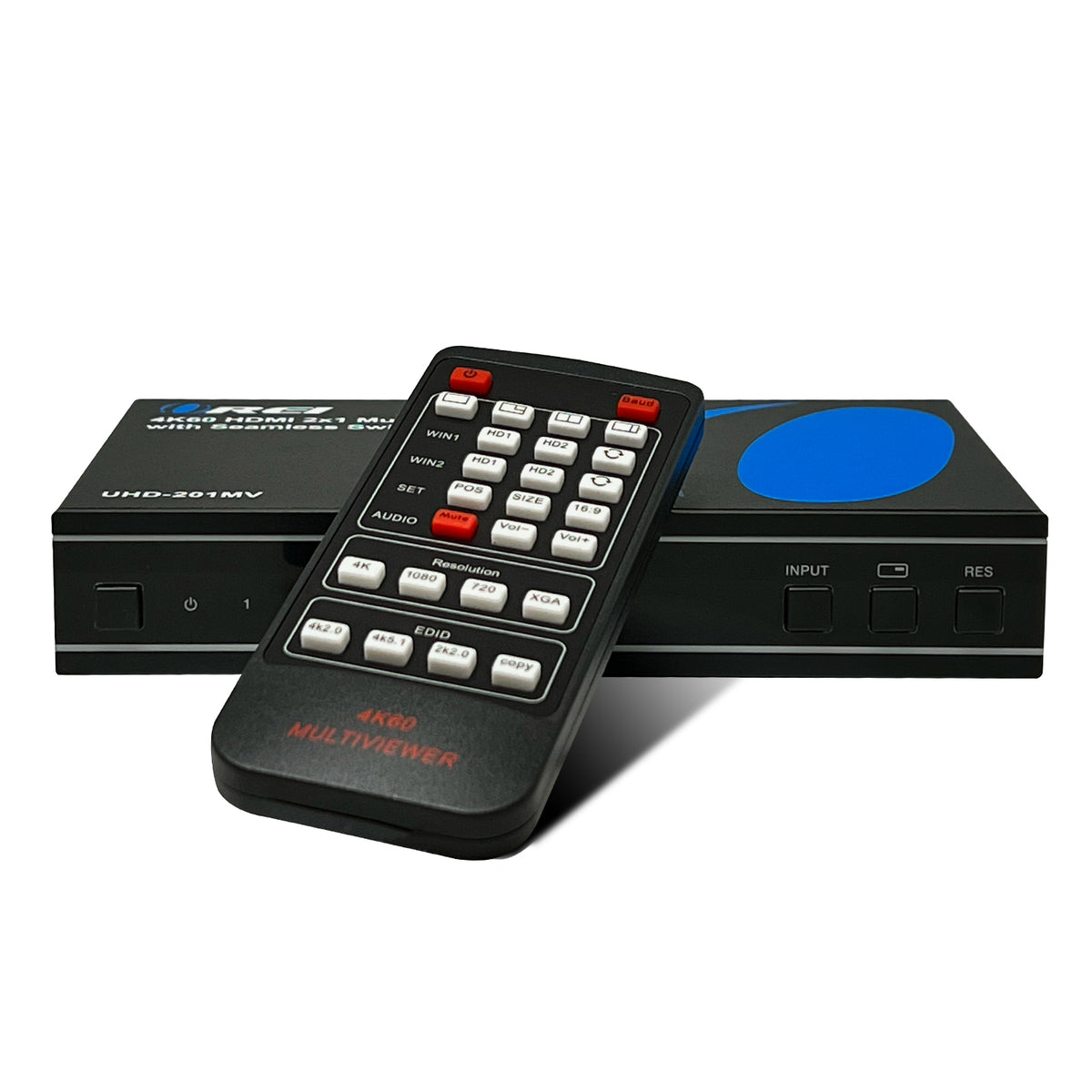 4K@60hz 2-port HDMI™ Seamless Switch w/ Multi Viewer (Audio Extract)-U ...