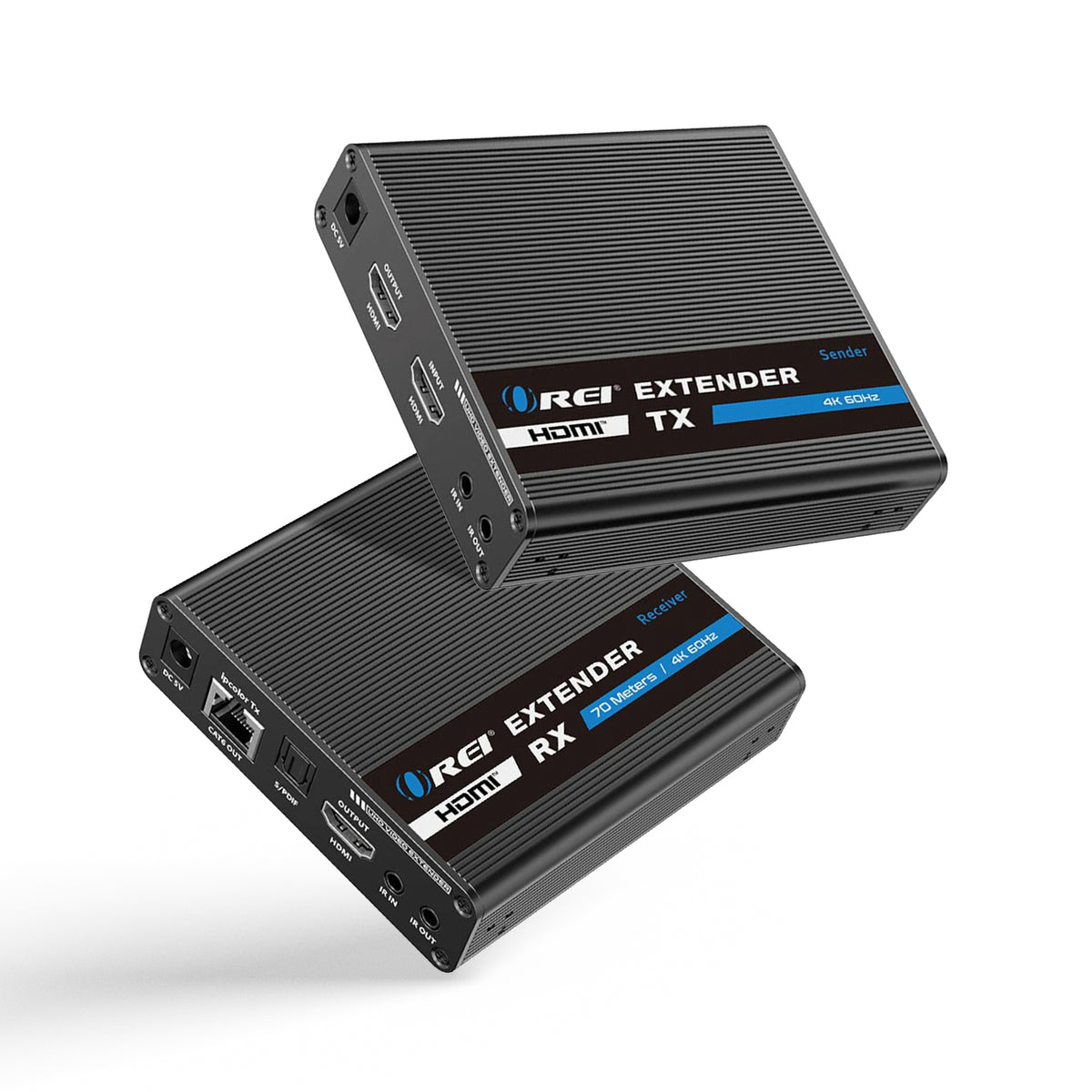 4K HDMI Extender Balun up to 230Ft Over CAT6/7 - One to Many Cascade 4K ...