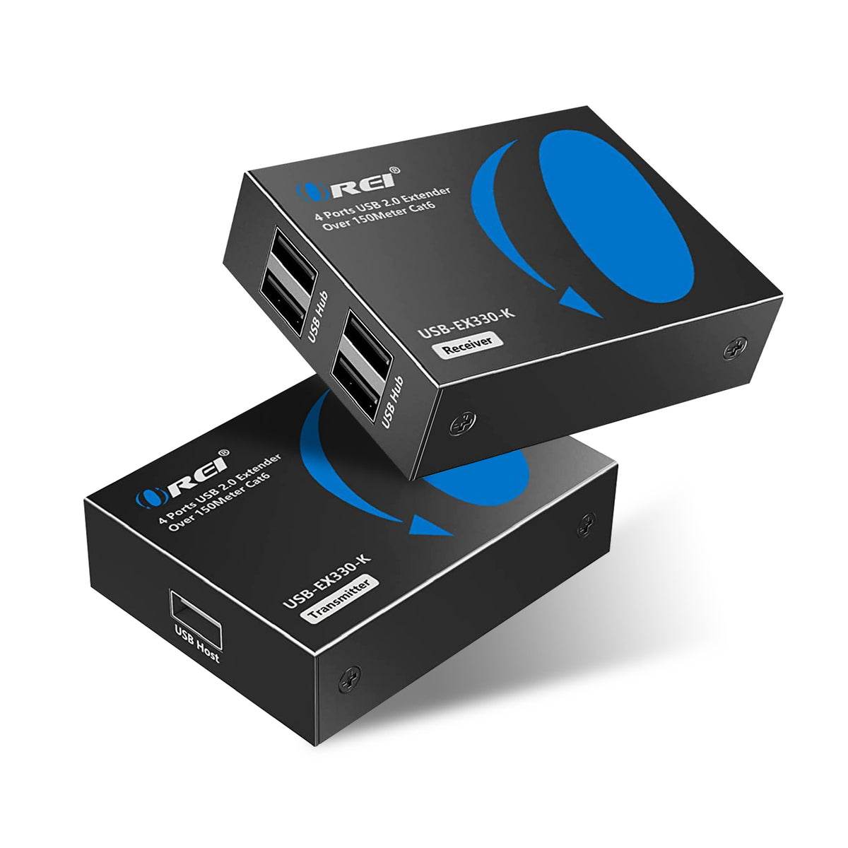 USB2.0 Extender (USB-A to USB-A) - 330ft (cat6)-USB-EX330-K – OREI.COM